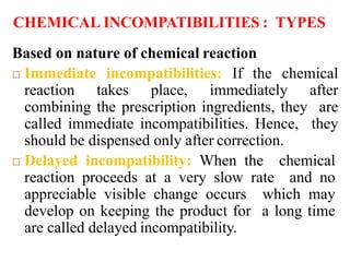 pharmaceutical incompatibilities_naresh | PPTX