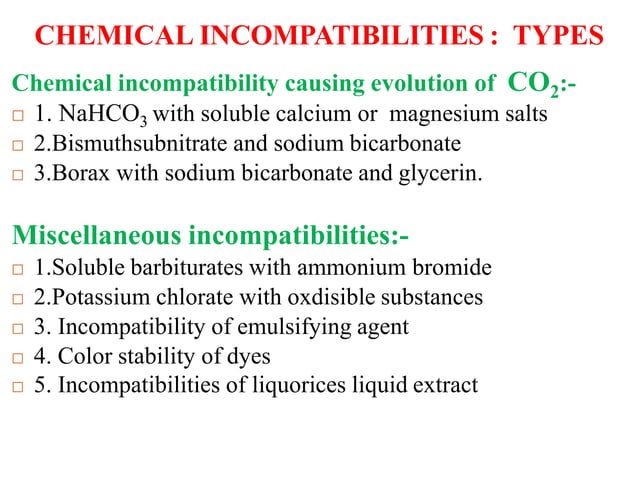 pharmaceutical incompatibilities_naresh | PPT