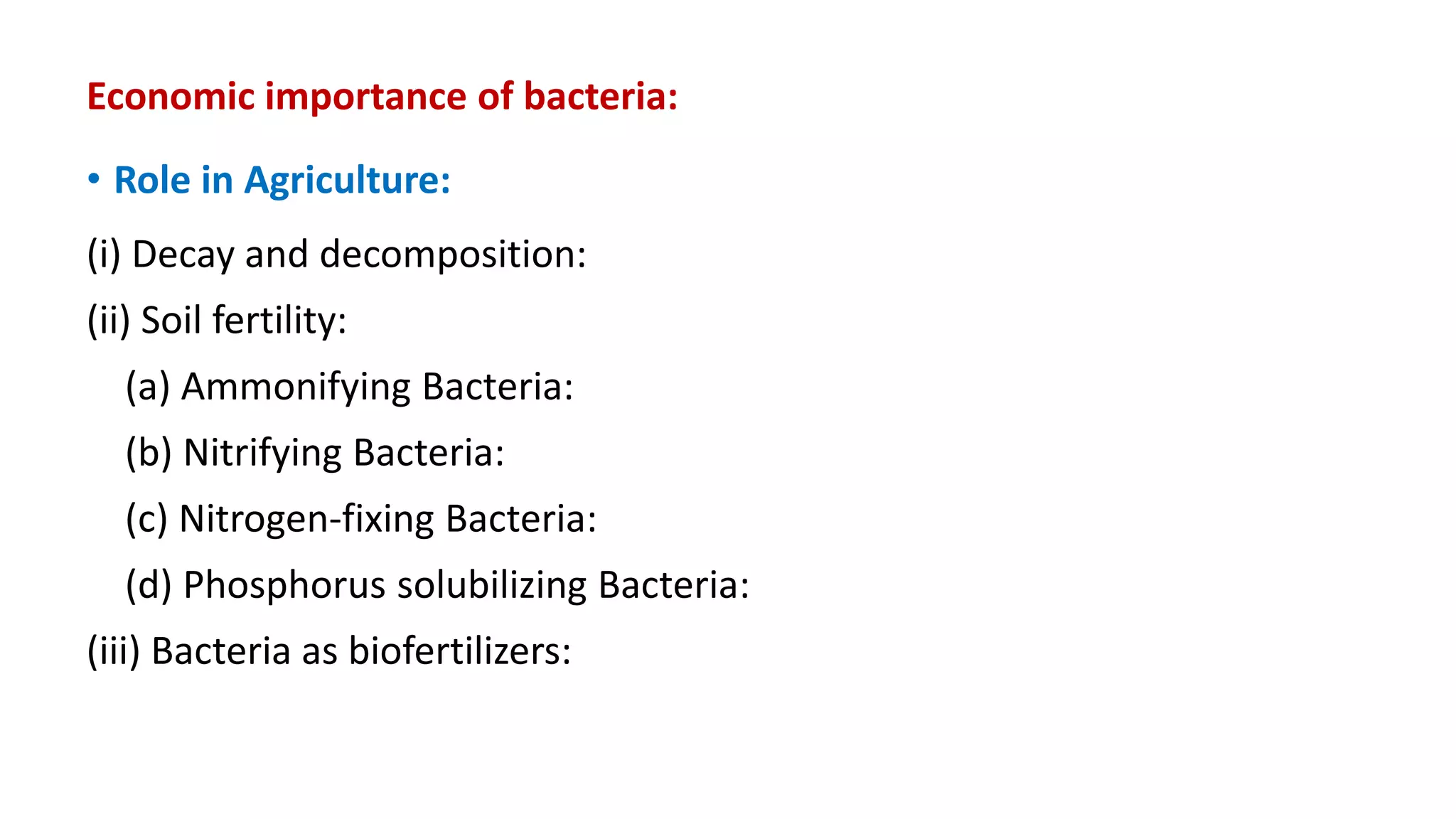 7. Economic importance of viruses and bacteria | PPTX