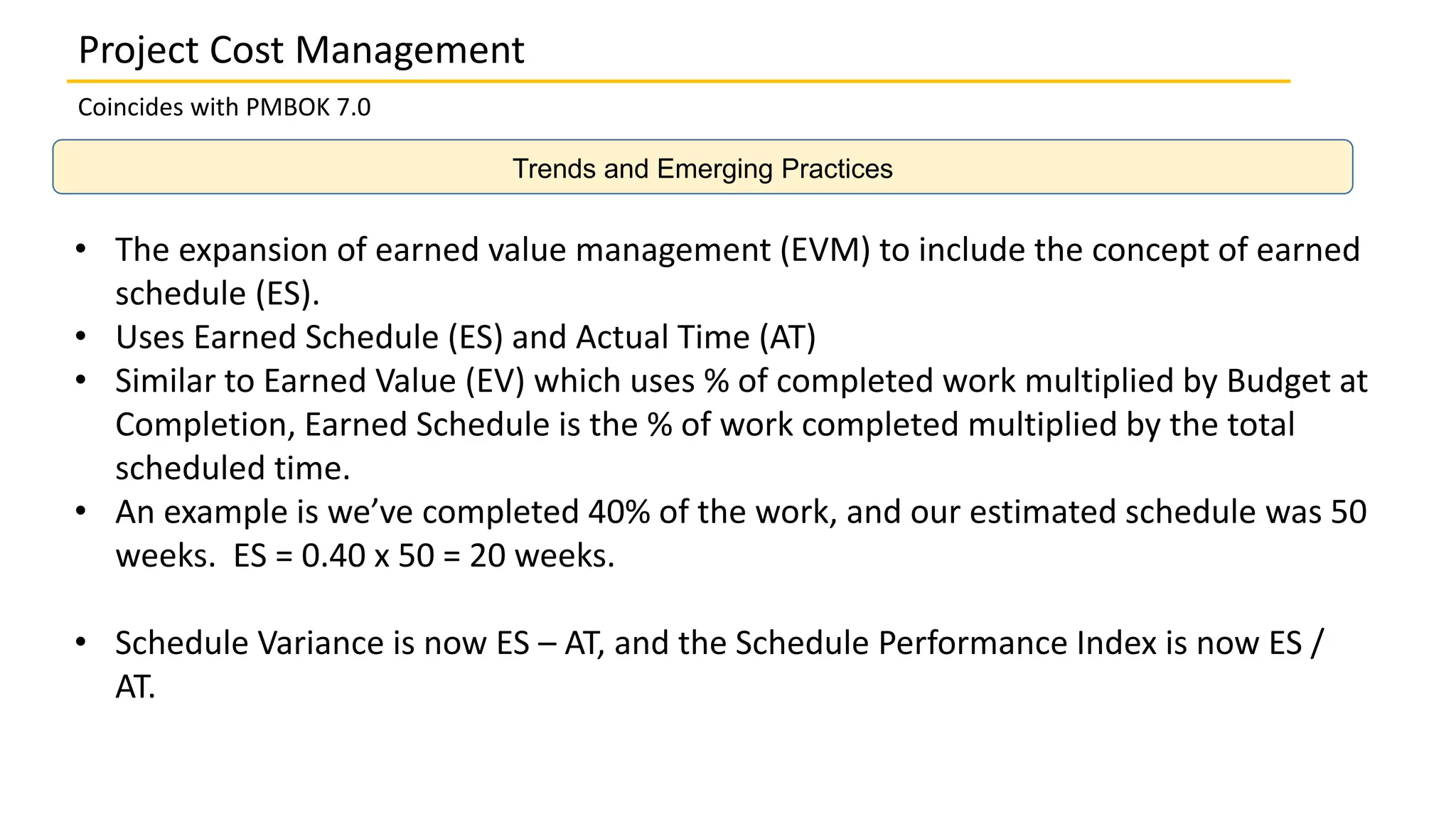7.0 Project Cost Management Overview | PPT