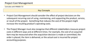 7.0 Project Cost Management Overview | PPT