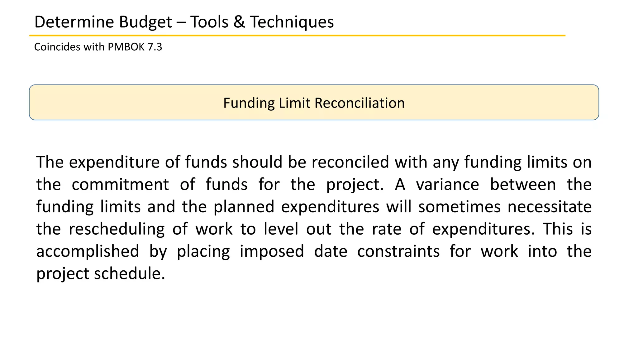 7.3 Determine Budget | PPTX