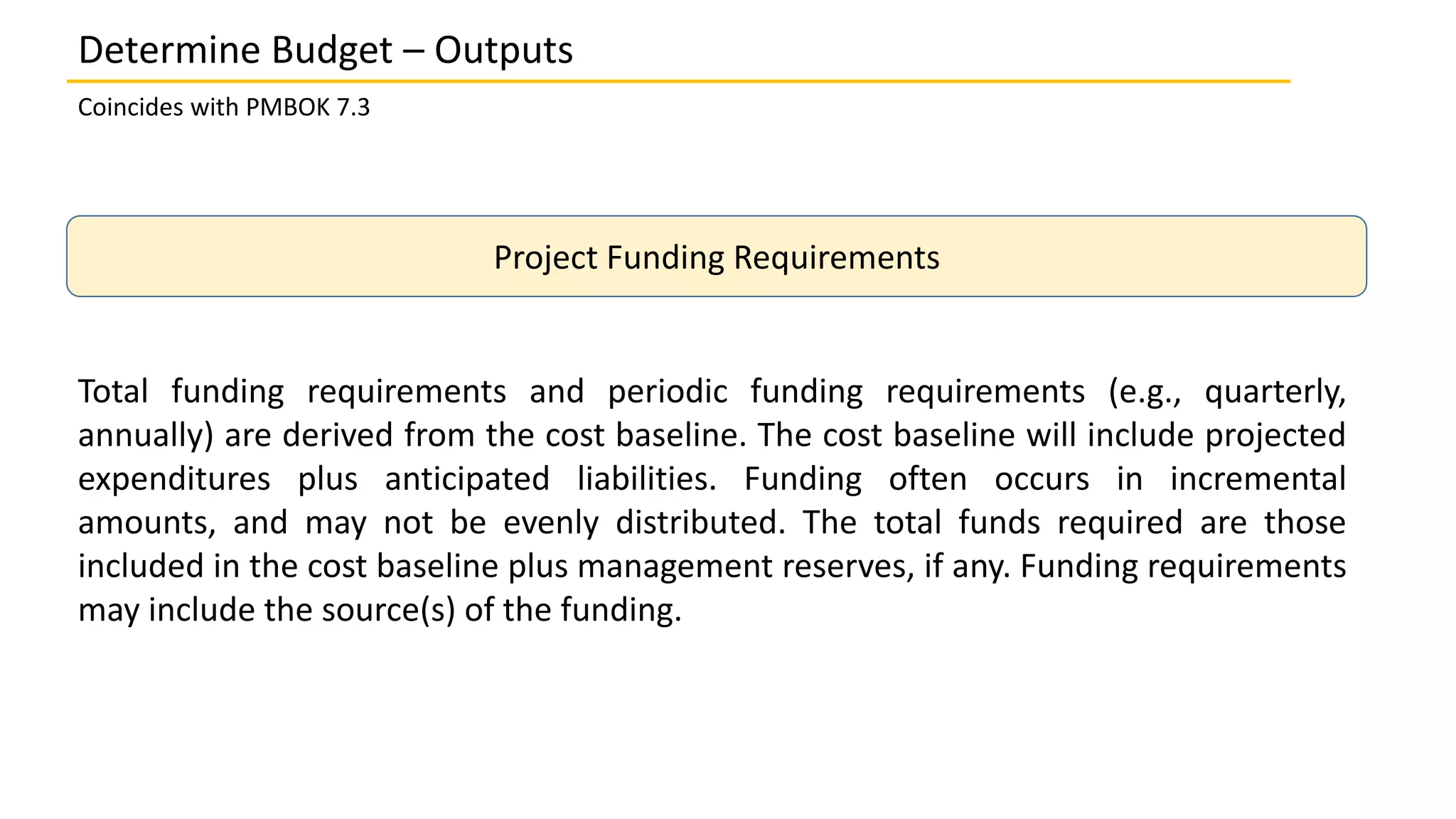 7.3 Determine Budget | PPTX