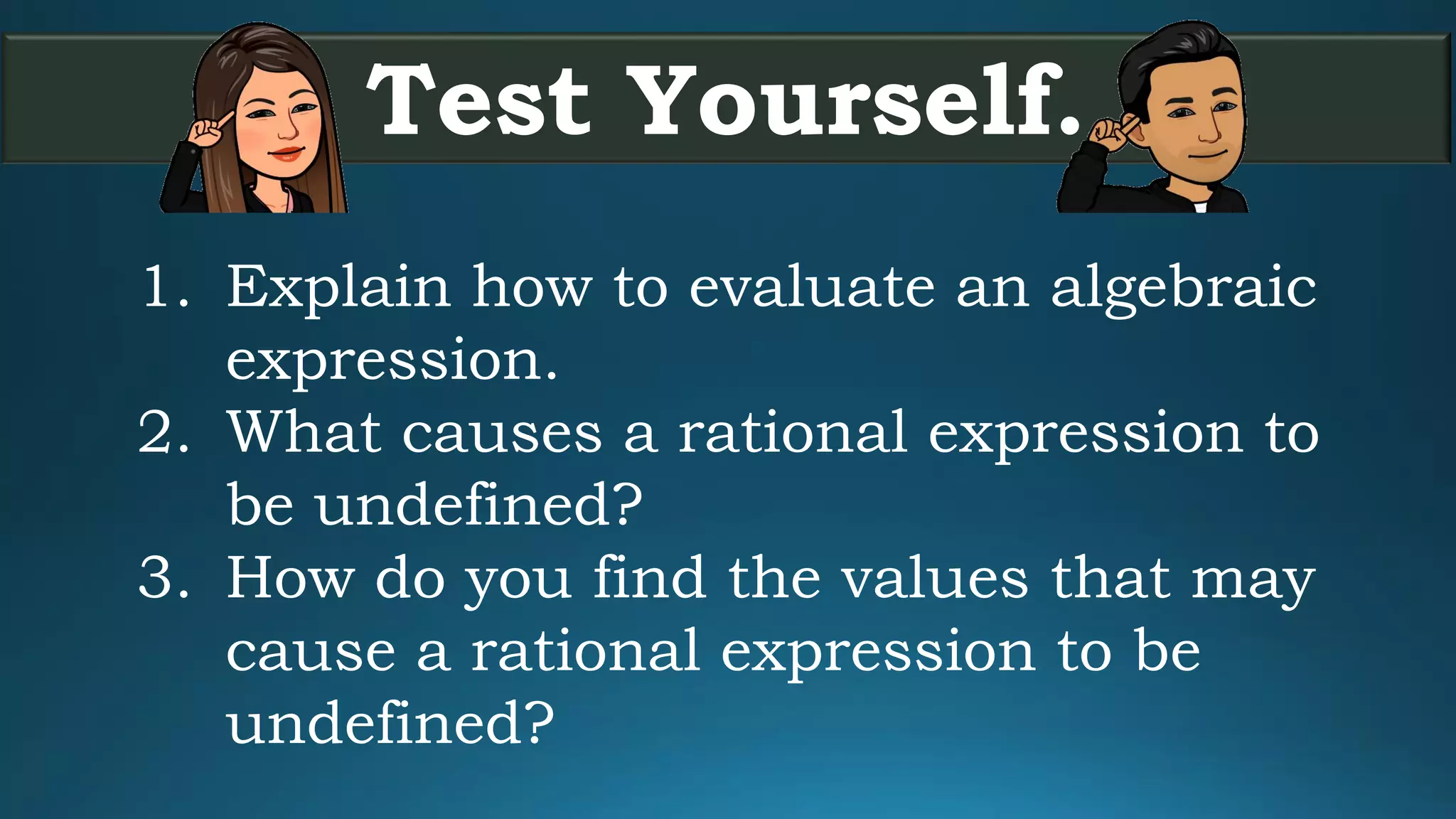 Illustrating Rational Algebraic Expressions | PDF