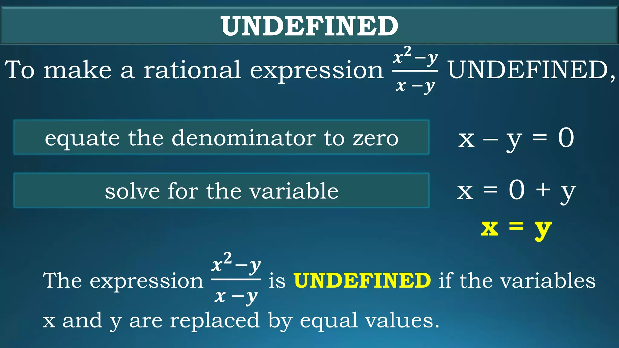 Illustrating Rational Algebraic Expressions | PDF
