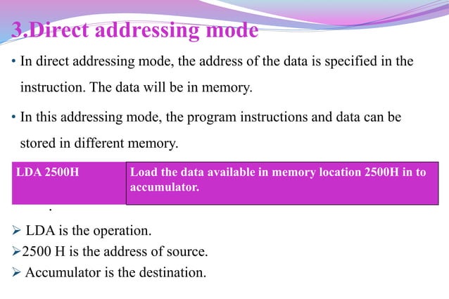 instruction format and addressing modes | PPTX