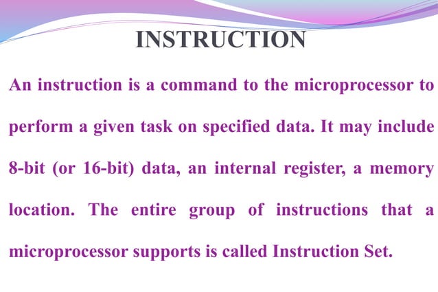 instruction format and addressing modes | PPTX