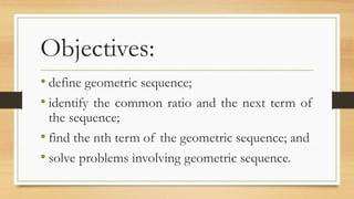 Geometric Sequence | PDF