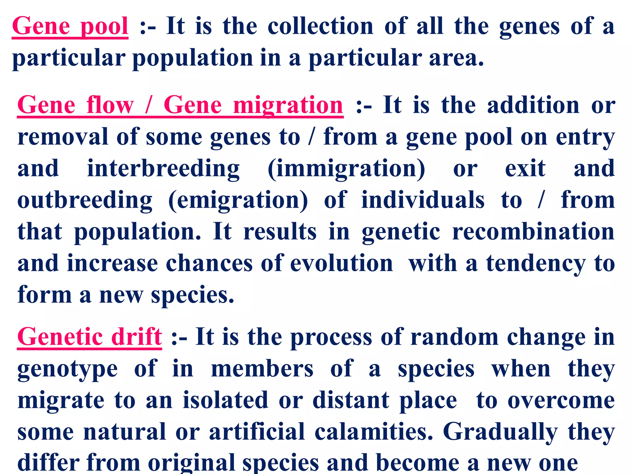 Mechanism of Evolution | PDF