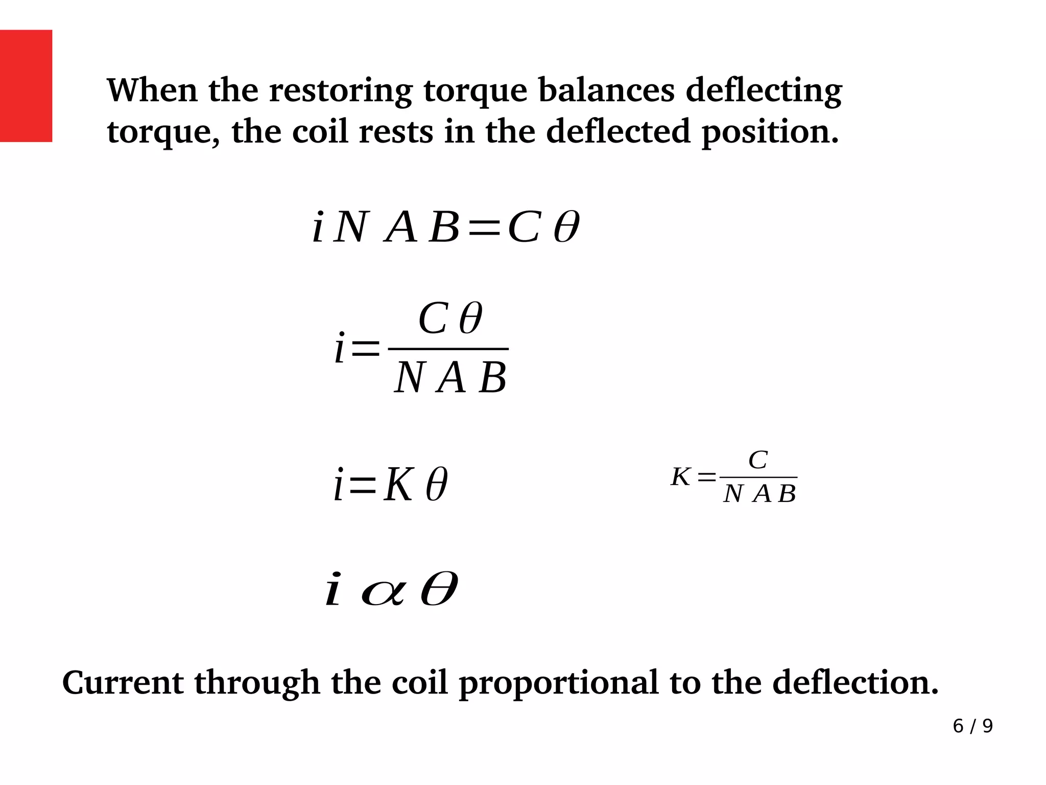 Moving coil galvanometer | PDF