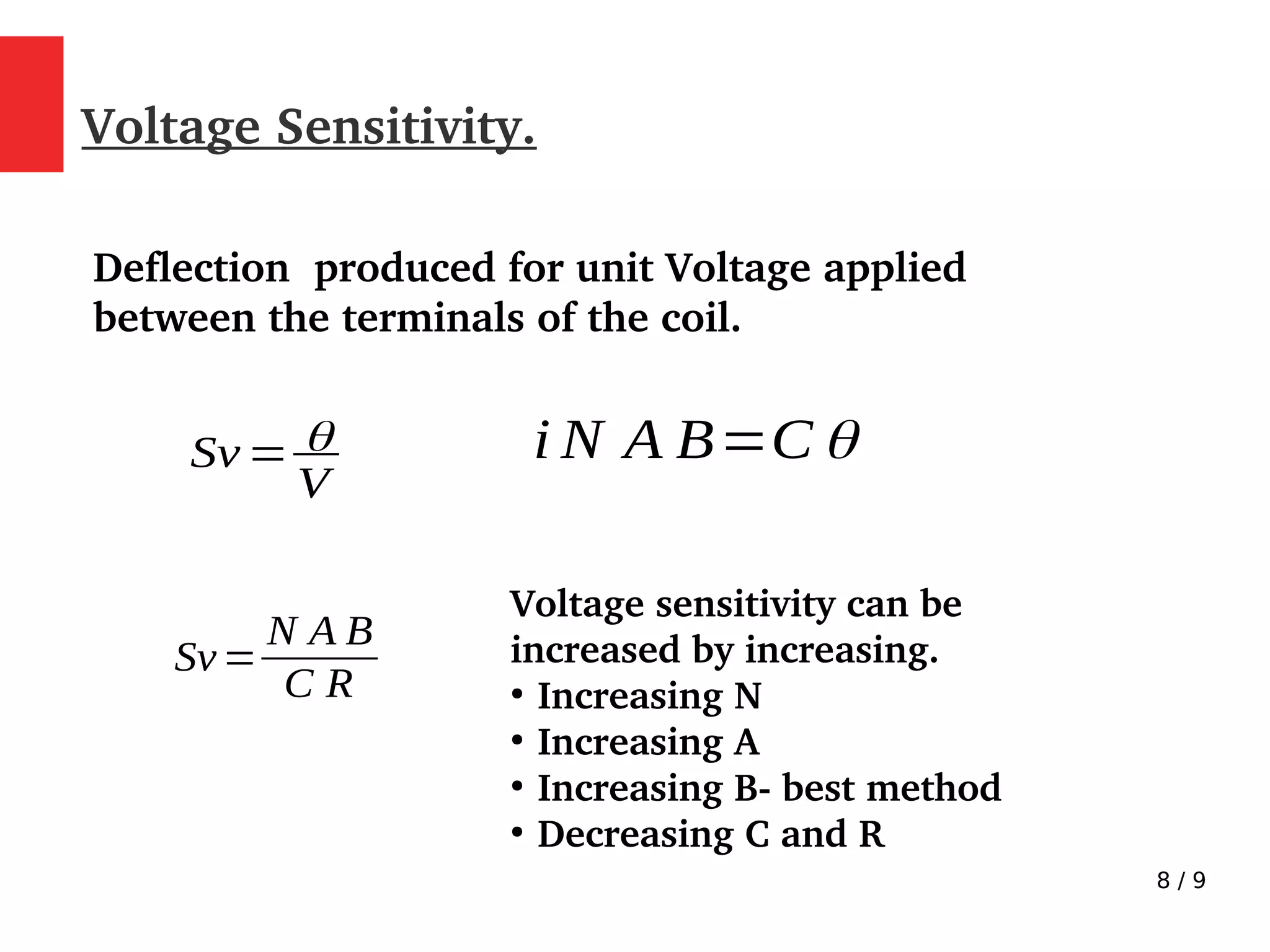 Moving coil galvanometer | PDF