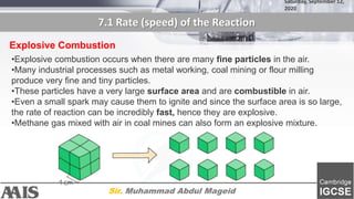 7.1 chemical reactions & rate of chemical reaction | PPTX