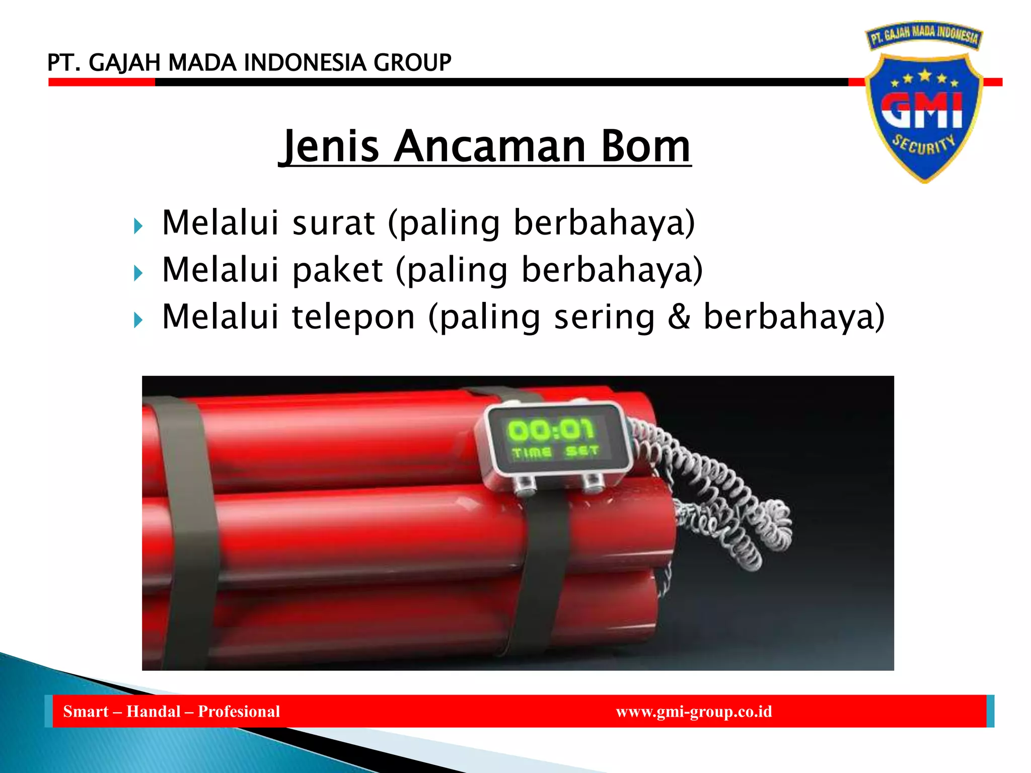 GMI GROUP - ANCAMAN BOM | PPTX