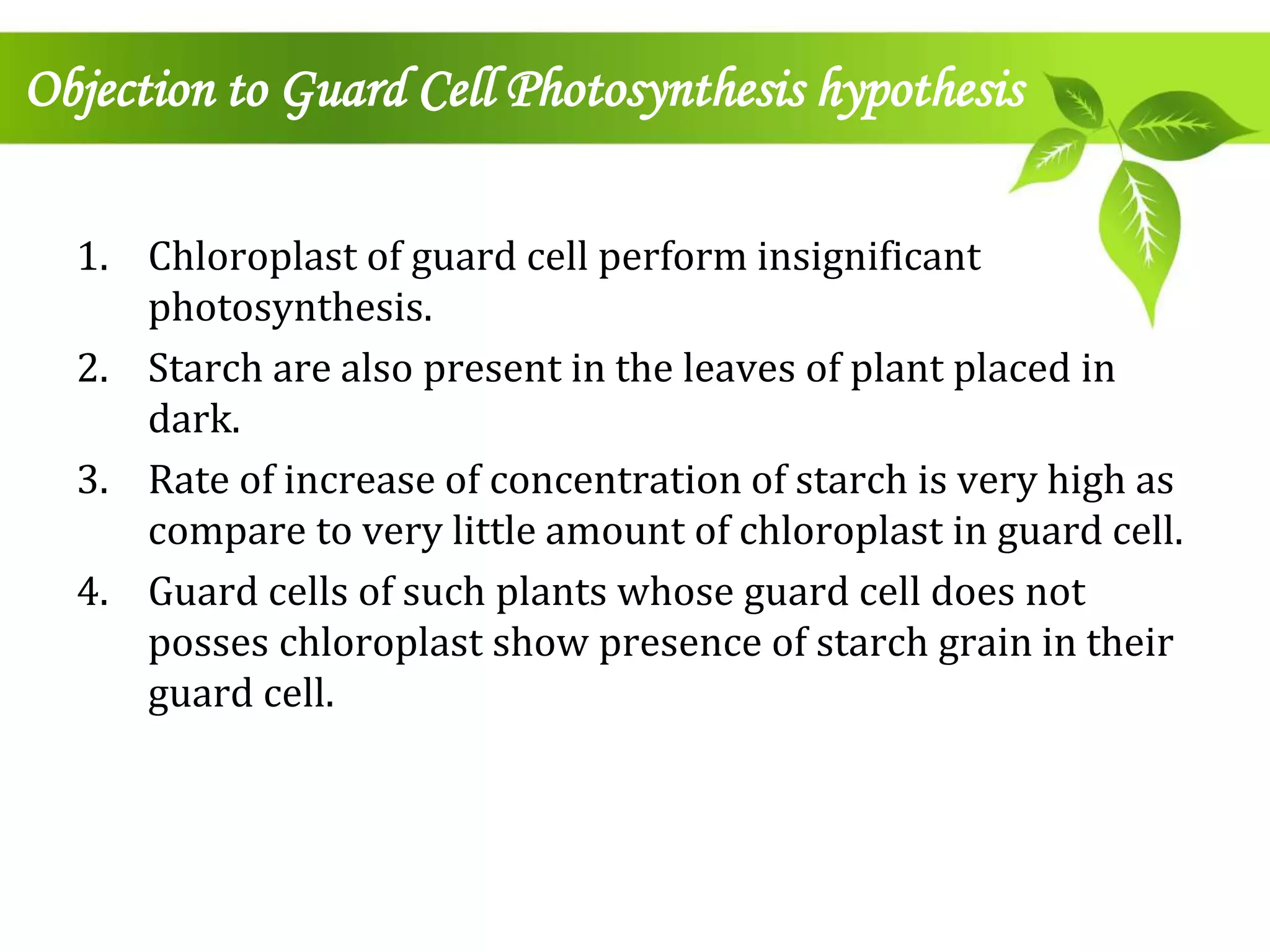 Physiology of stomata | PPT