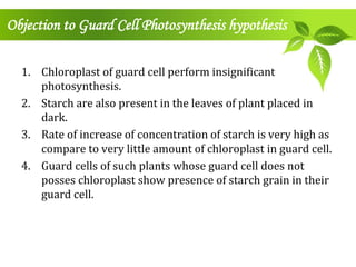 Physiology of stomata | PPT