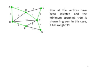 7. Spanning trees | PPTX