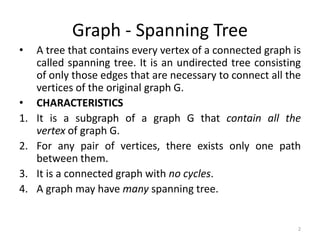 7. Spanning trees | PPT