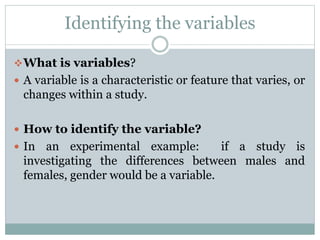Stating the Research Problem | PPTX