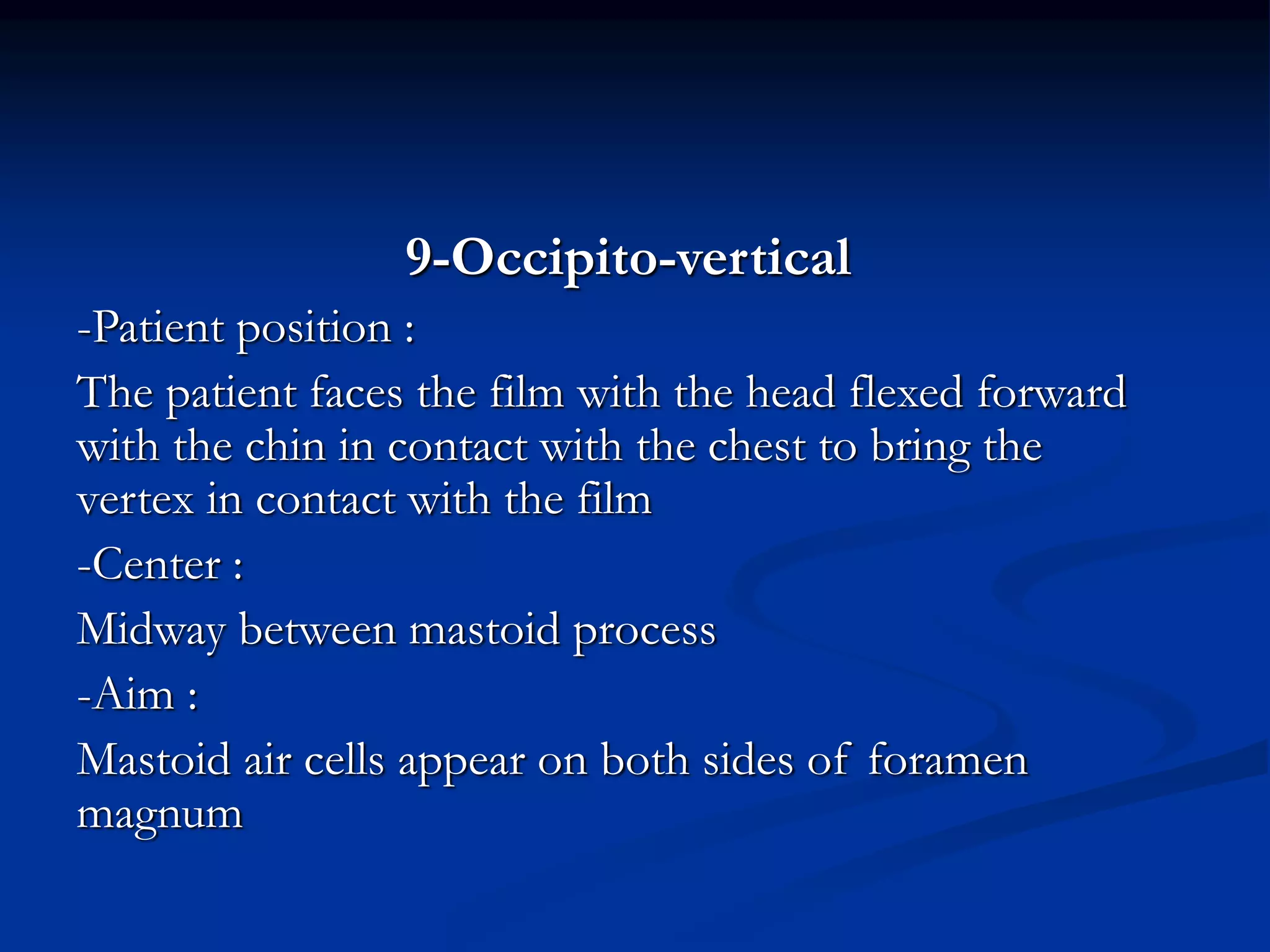 Skull positions for radiologists | PPT