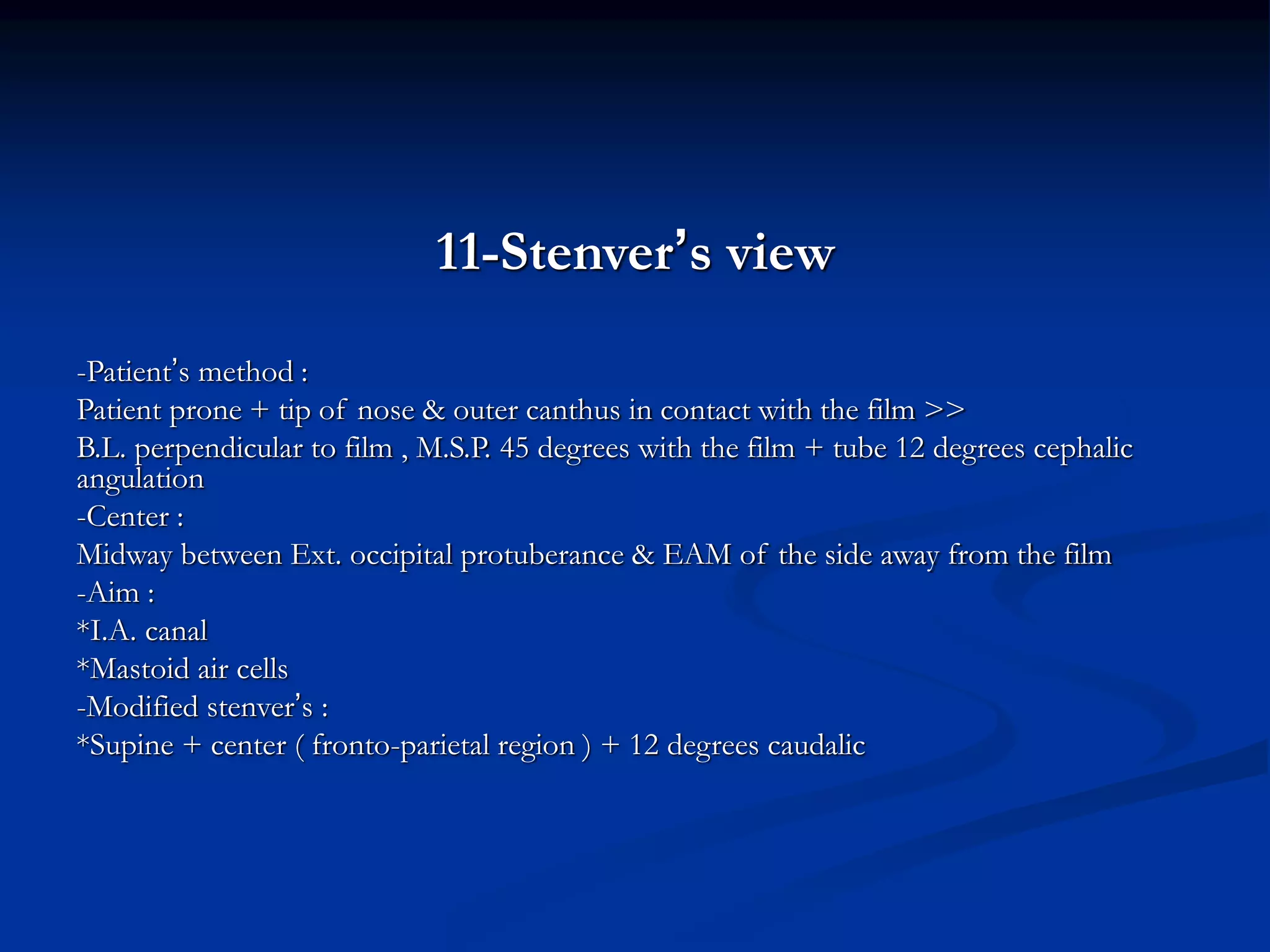 Skull positions for radiologists | PPT