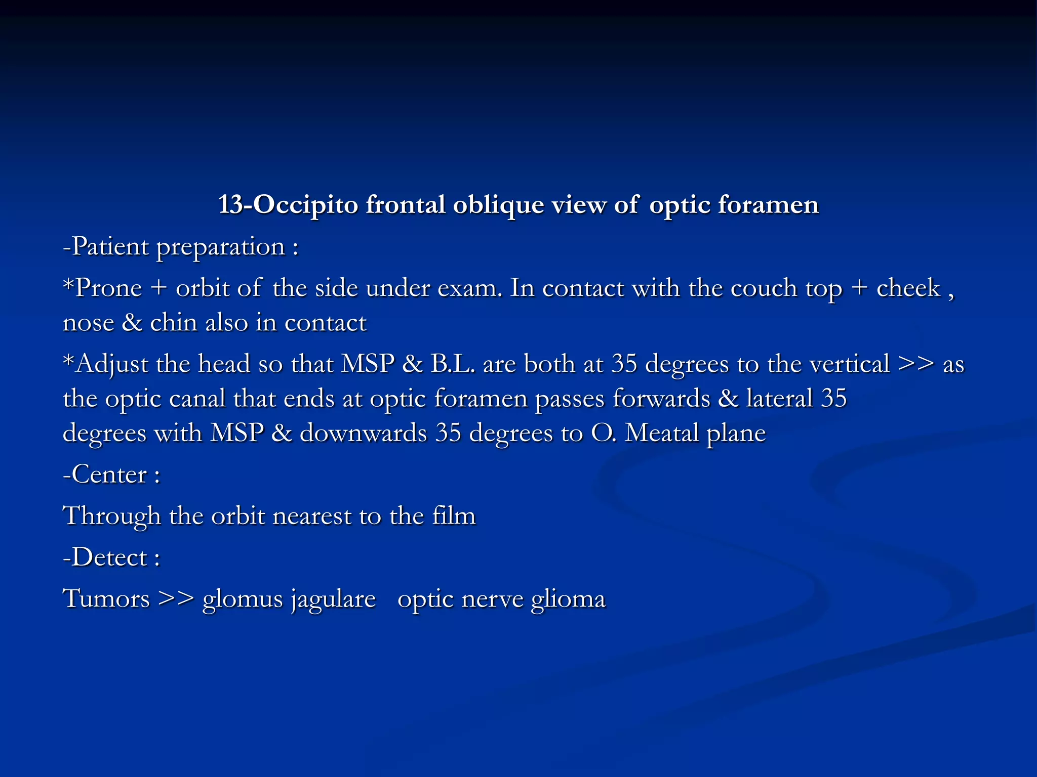 Skull positions for radiologists | PPT