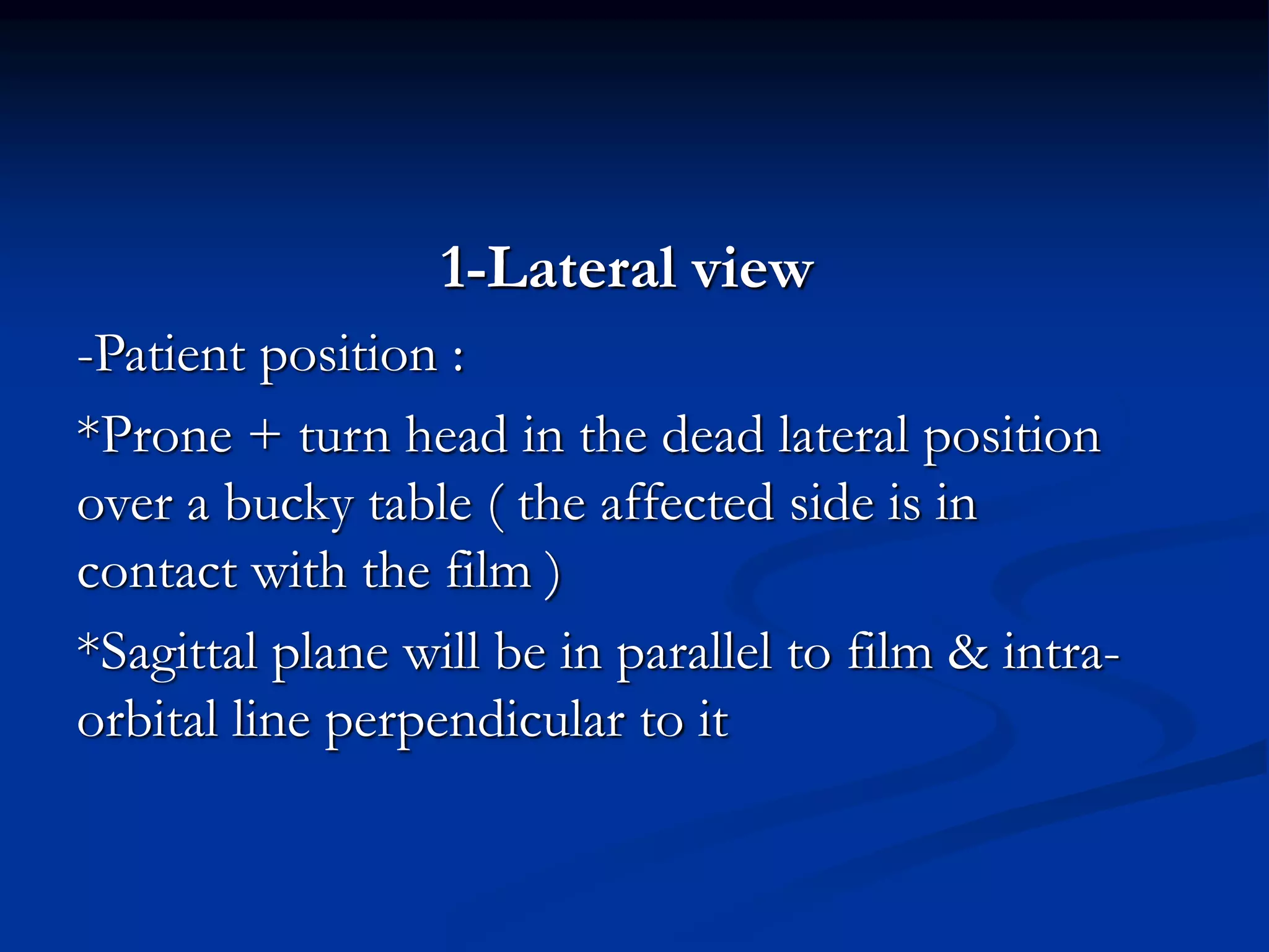 Skull positions for radiologists | PPT