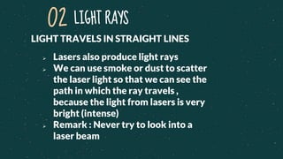 7.1 rays of light | PPTX | Physics | Science