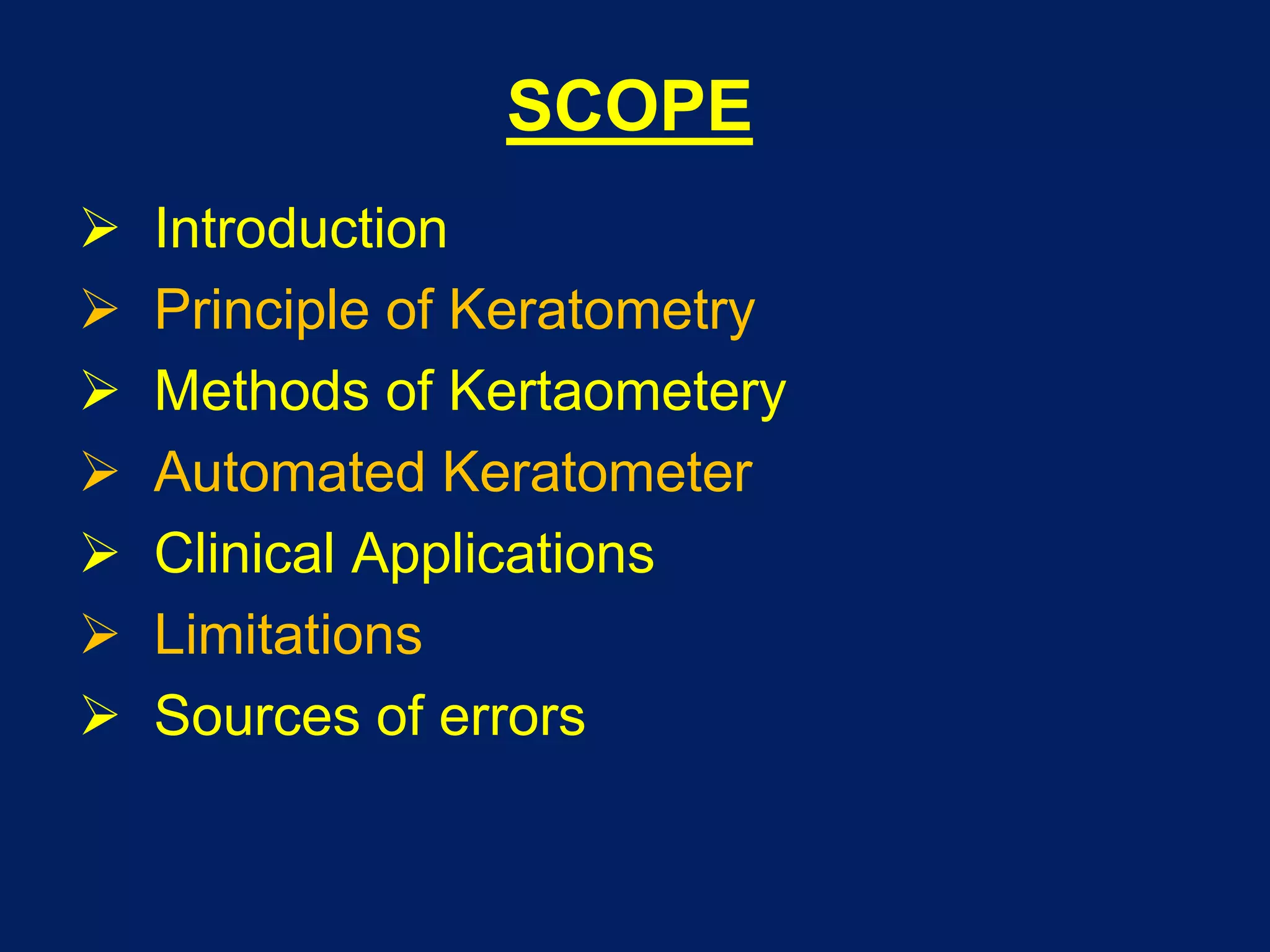 Keratometry | PPT