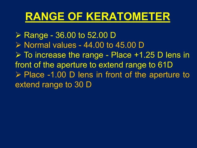 Keratometry | PPT