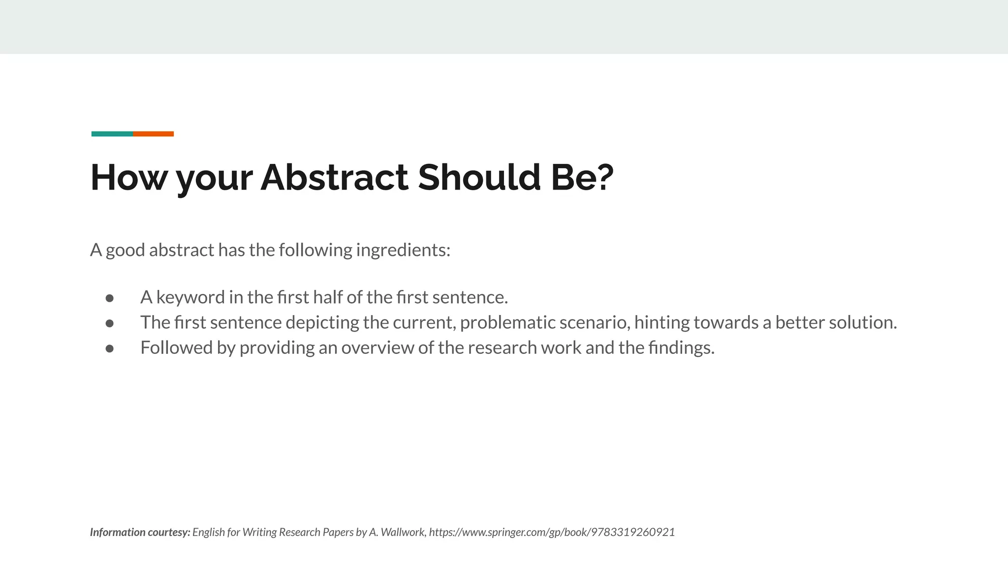 Writing a Research Paper Abstract 101 | PPT