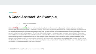 Writing a Research Paper Abstract 101 | PPT