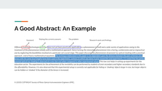 Writing a Research Paper Abstract 101 | PPT