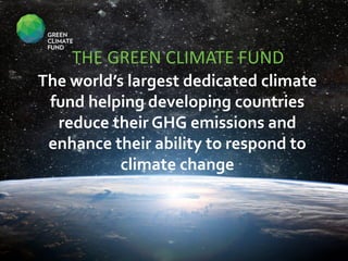 Leo Park GCF - Green Climate Fund: Developing a green finance facility ...