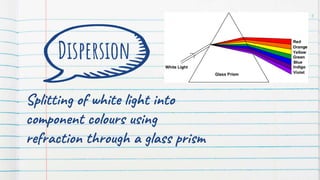 7.5-dispersion and spectrum | PPTX | Physics | Science