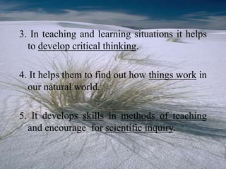 Computer science teaching at different levels | PPSX