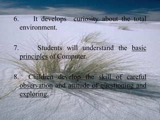 Computer science teaching at different levels | PPSX