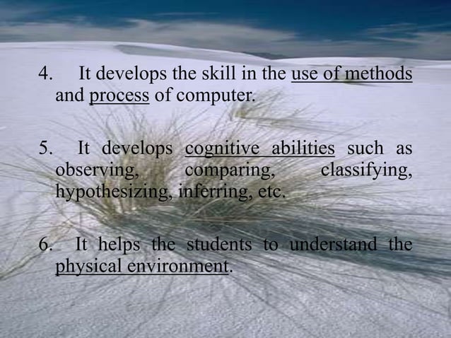 Computer science teaching at different levels | PPSX