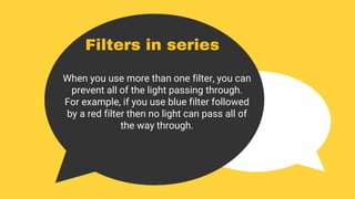7.7- Coloured light and filters | PPTX