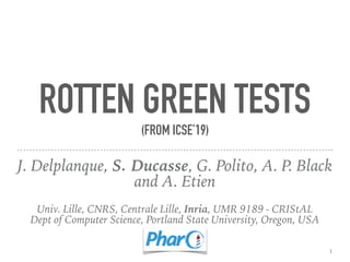 Rotten Green Tests | PPT
