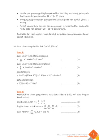Modul Asesmen Awal Matematika SMP/MTs Kelas VIII | PDF