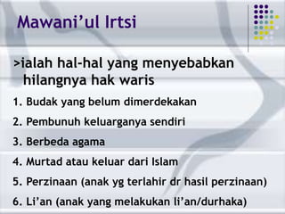 7. waris fix | PPT