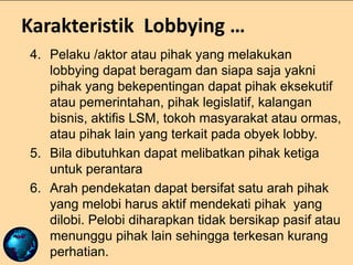 Teknik Lobby dalam Negosiasi Bisnis _ Materi Training "NEGOTIATION ...