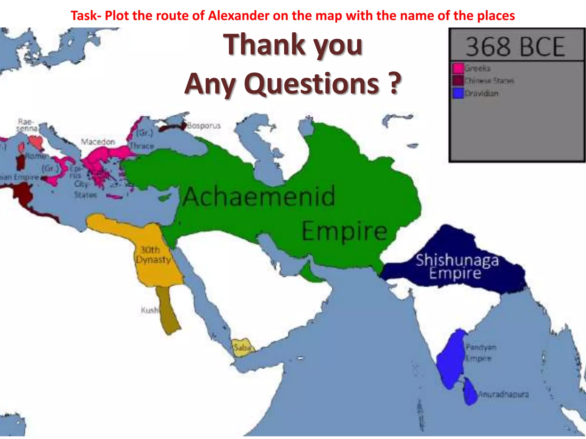 Alexander's invasion in India | PPTX