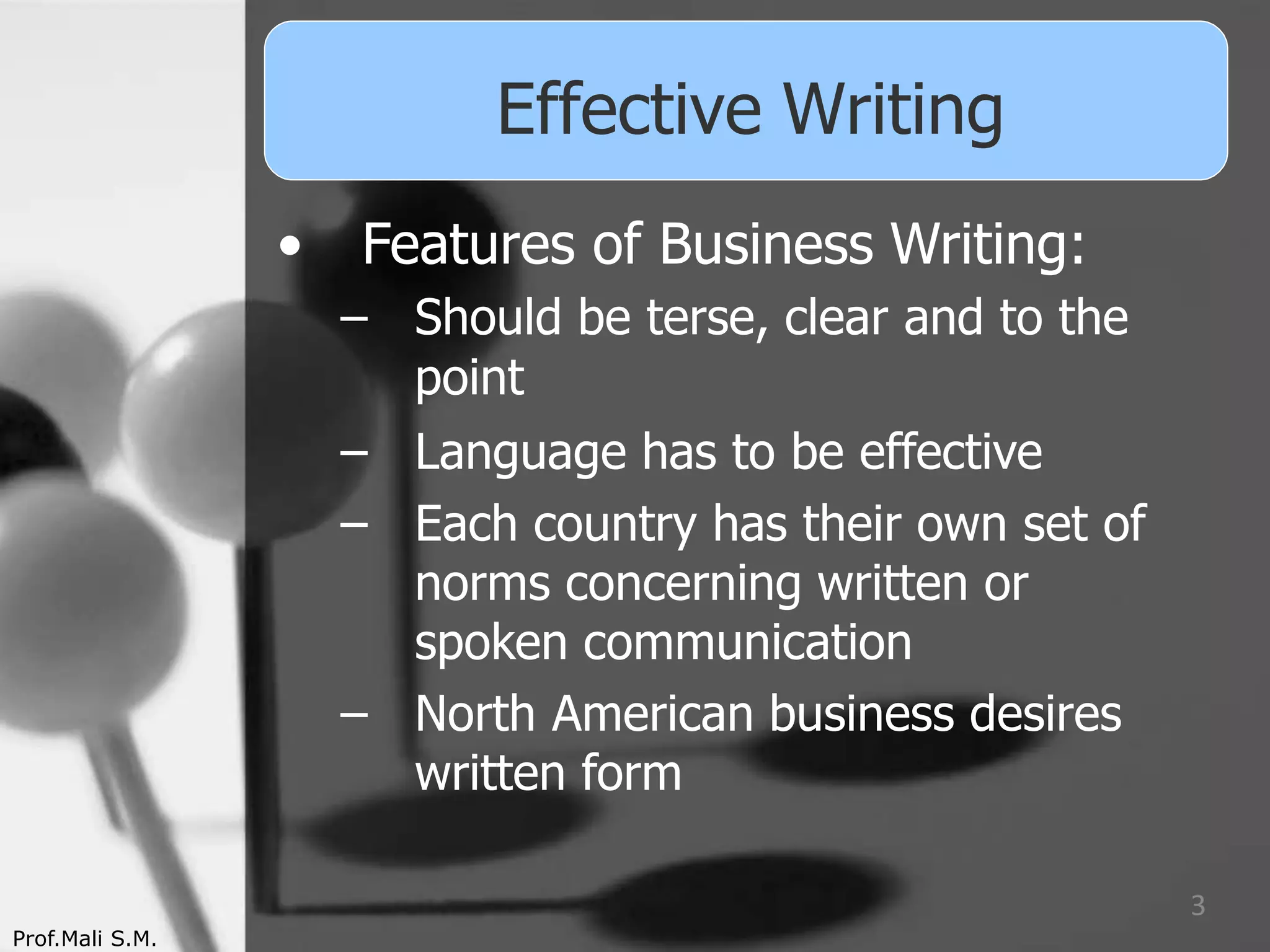Effective Written Communication | PPTX