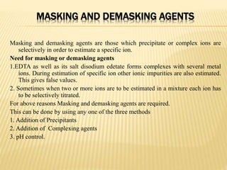 7.complexometric titrations | PPT