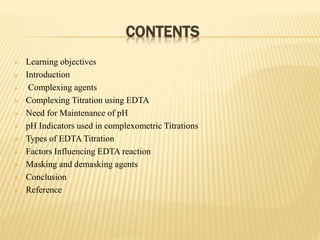 7.complexometric titrations | PPT