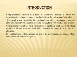 7.complexometric titrations | PPT