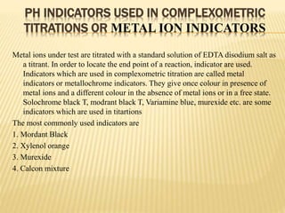 7.complexometric titrations | PPT