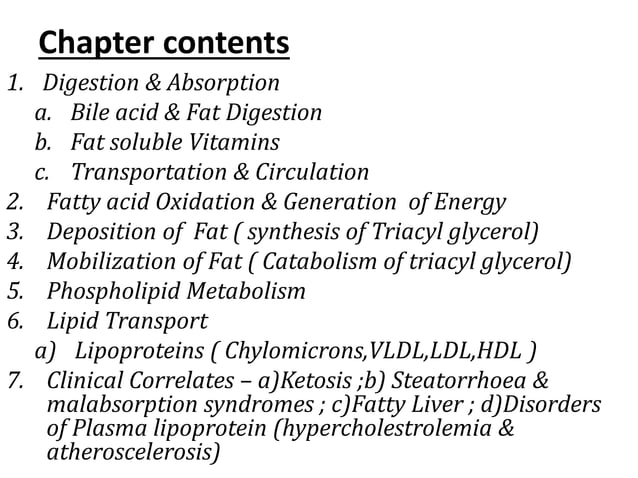 7. lipid metabolism | PPT