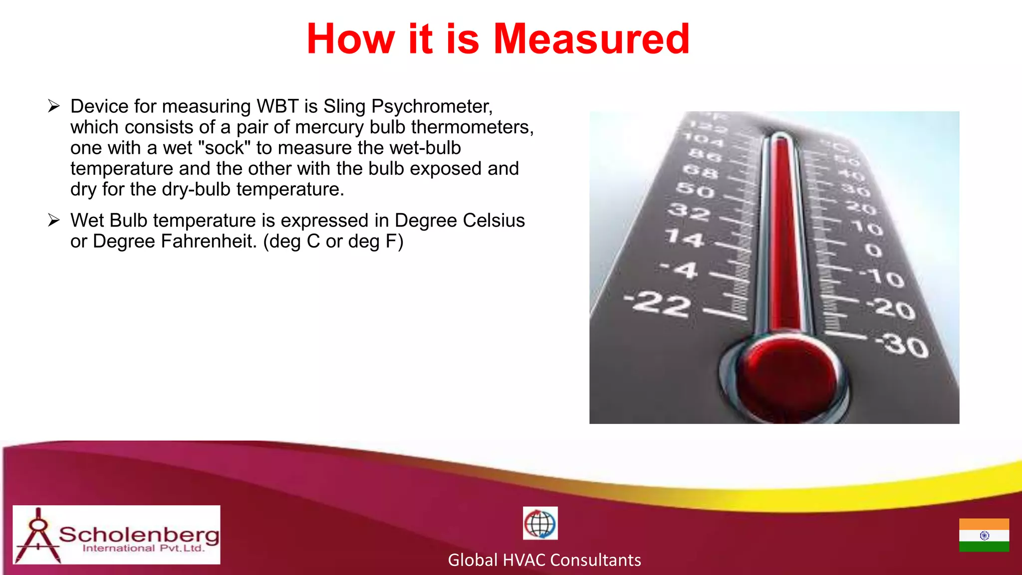 wet bulb temperature presentation[HVAC] | PPTX